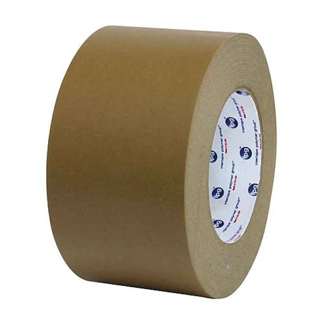 Intertape PM2 Paper Flatback Tape - 1.5" x 60 yds., Kraft, 24 Rolls ...